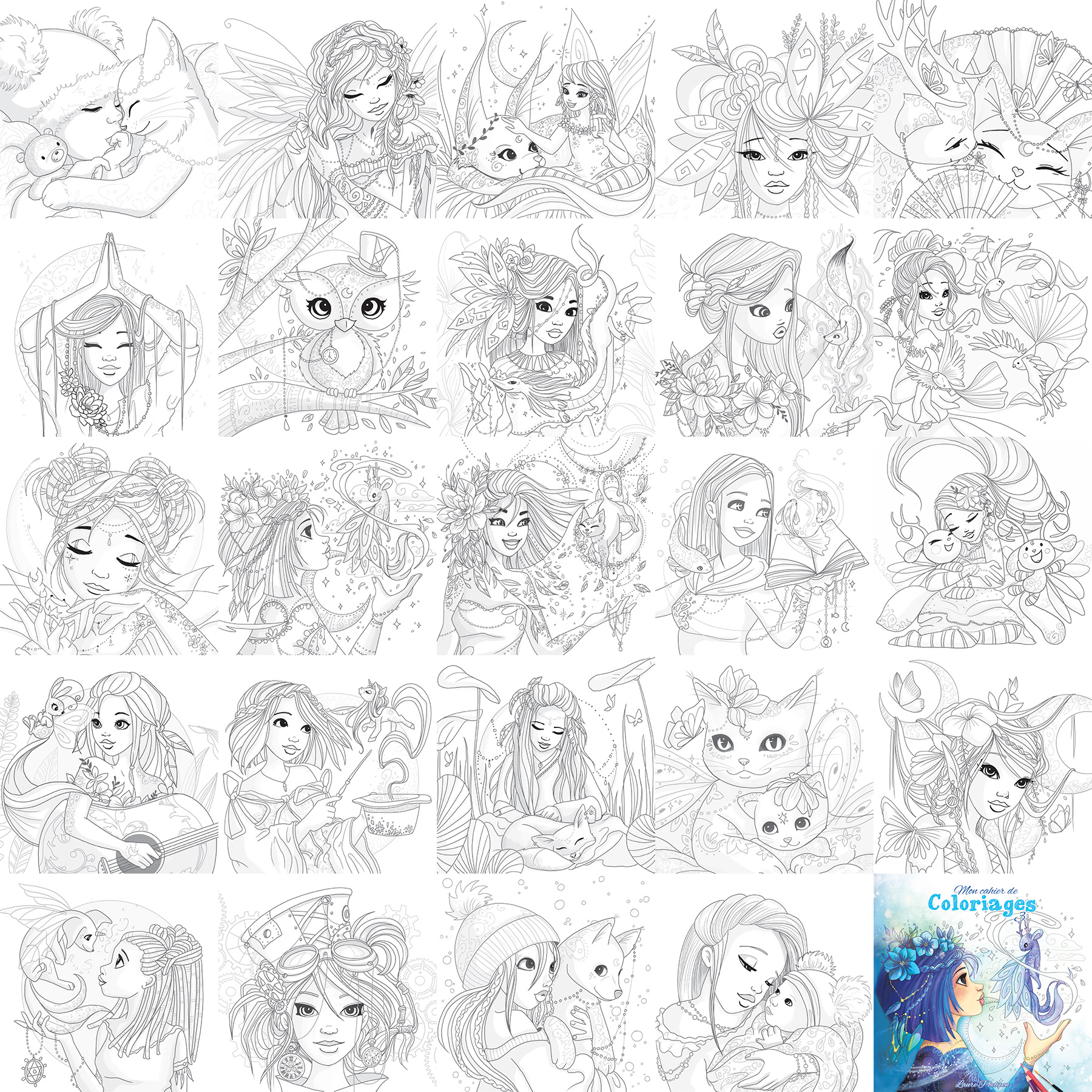 Cahier de coloriages, vol 5 de Laure Phelipon - Ulule