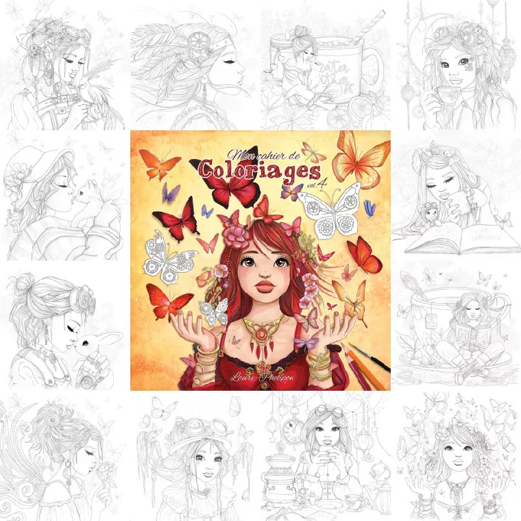 Cahier de coloriages, vol 5 de Laure Phelipon - Ulule