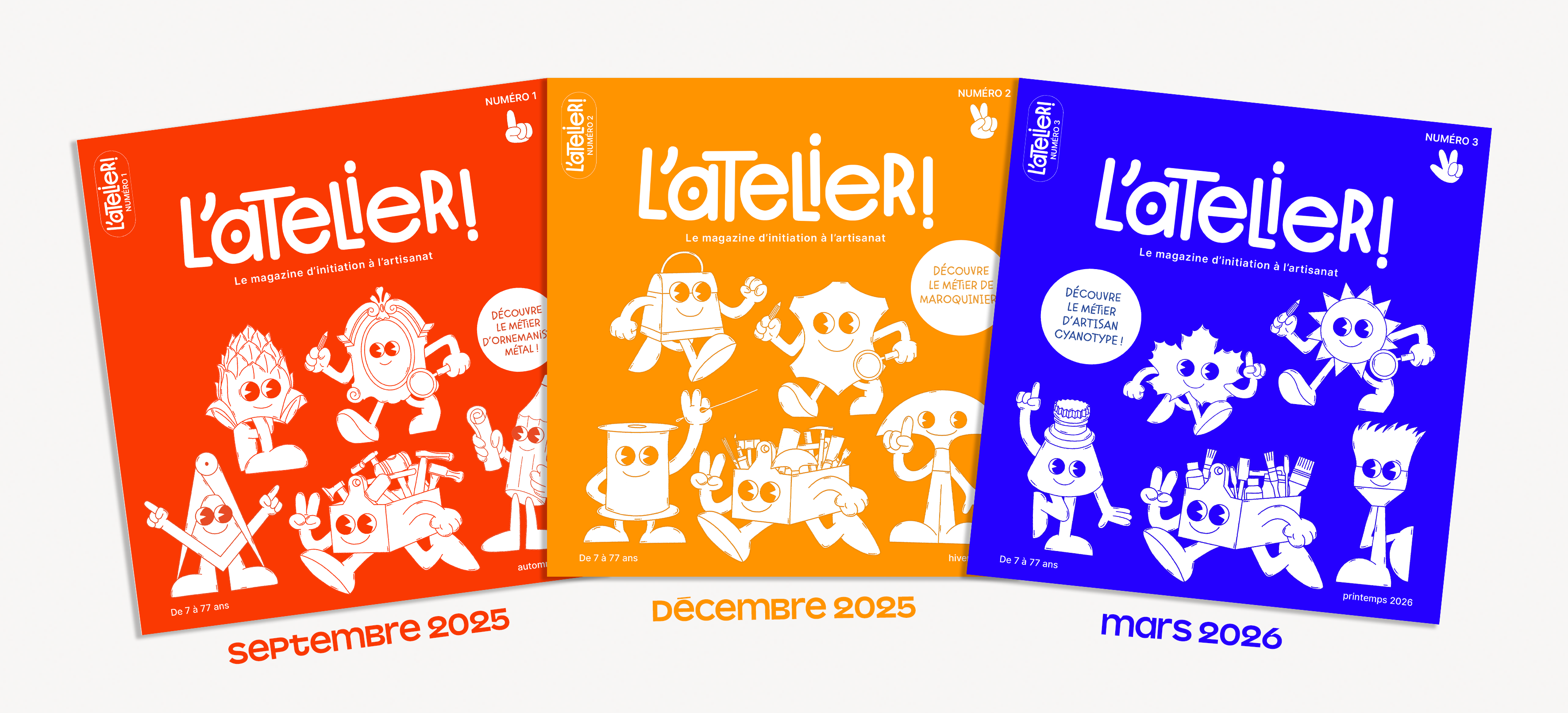 L'ATELIER! Le magazine d'initiation à l'artisanat (7-12 ans) - Ulule