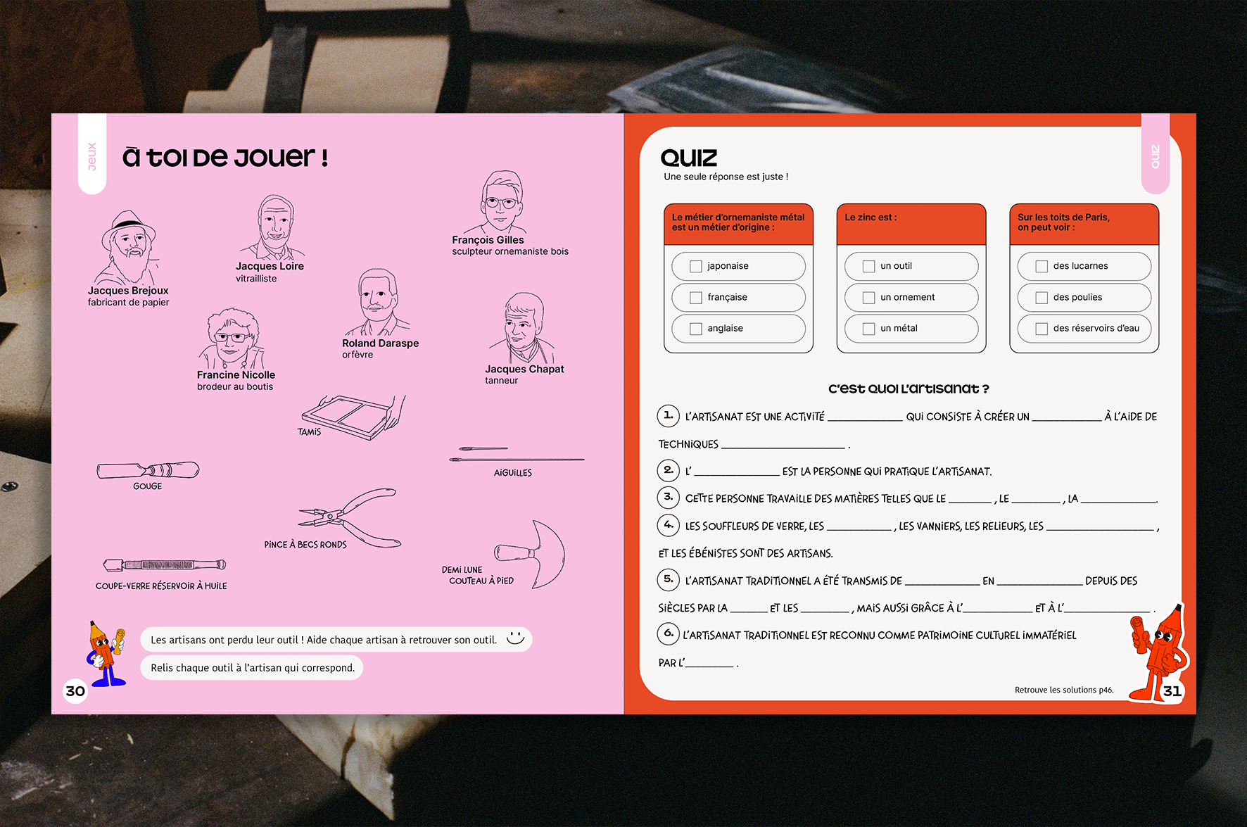 L'ATELIER! Le magazine d'initiation à l'artisanat (7-12 ans)