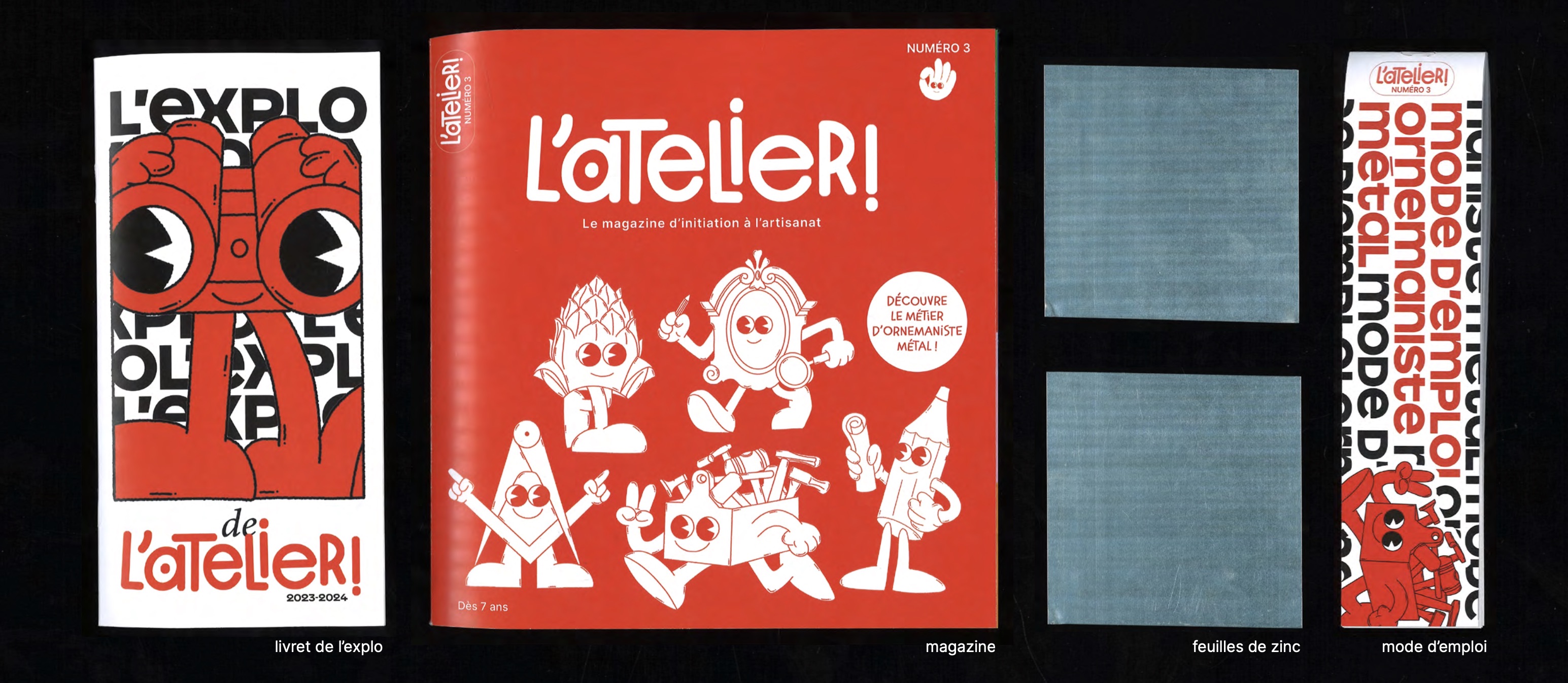 L'ATELIER! Le magazine d'initiation à l'artisanat (7-12 ans)