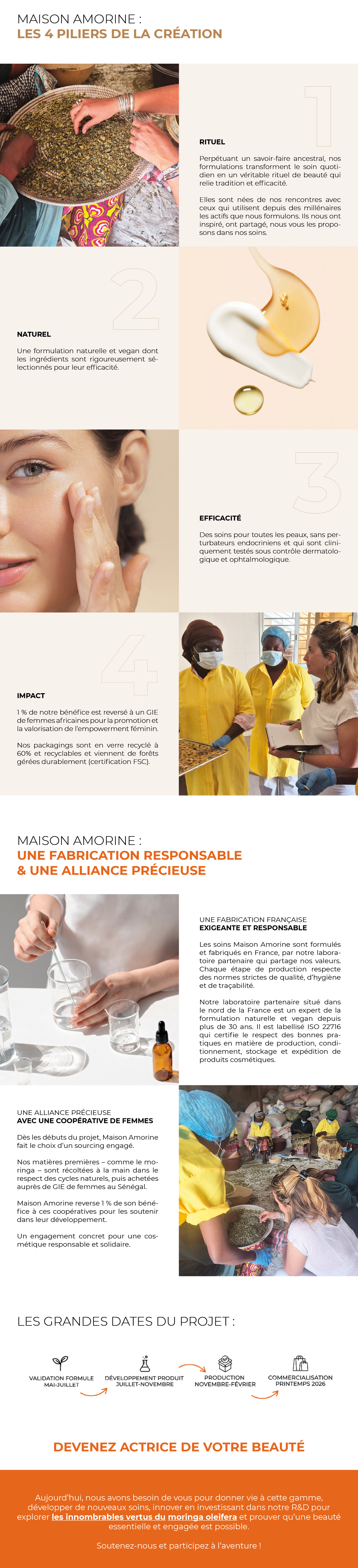 Maison Amorine, cosmétique d'héritage et d'innovation