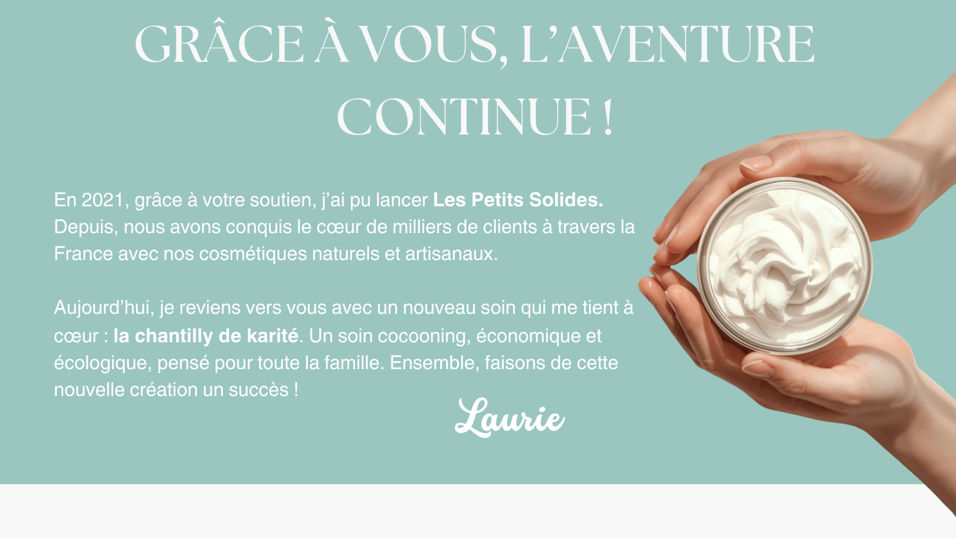 La Chantilly de Karité aux mille vertus