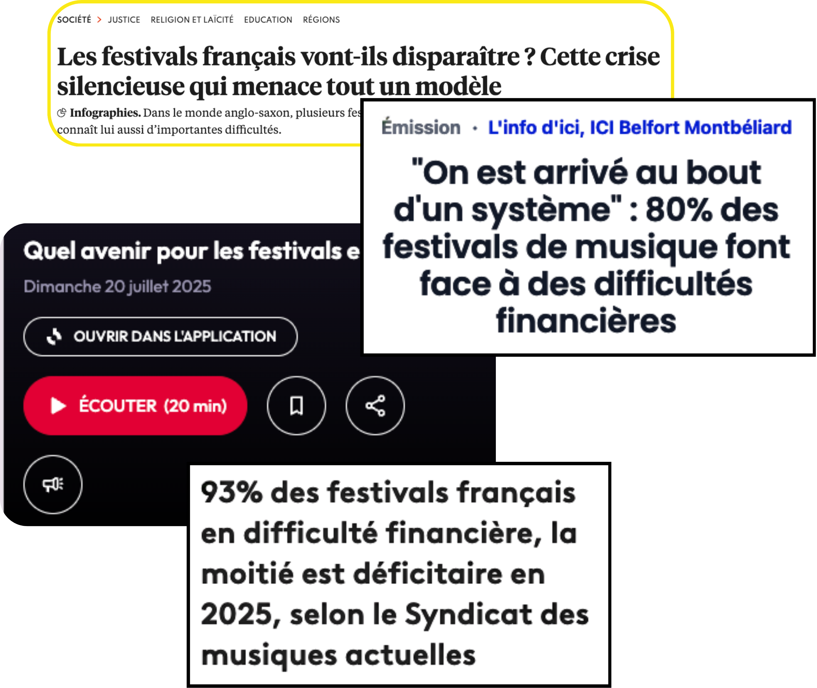 Une campagne de précommandes pour façonner le festival - Ulule