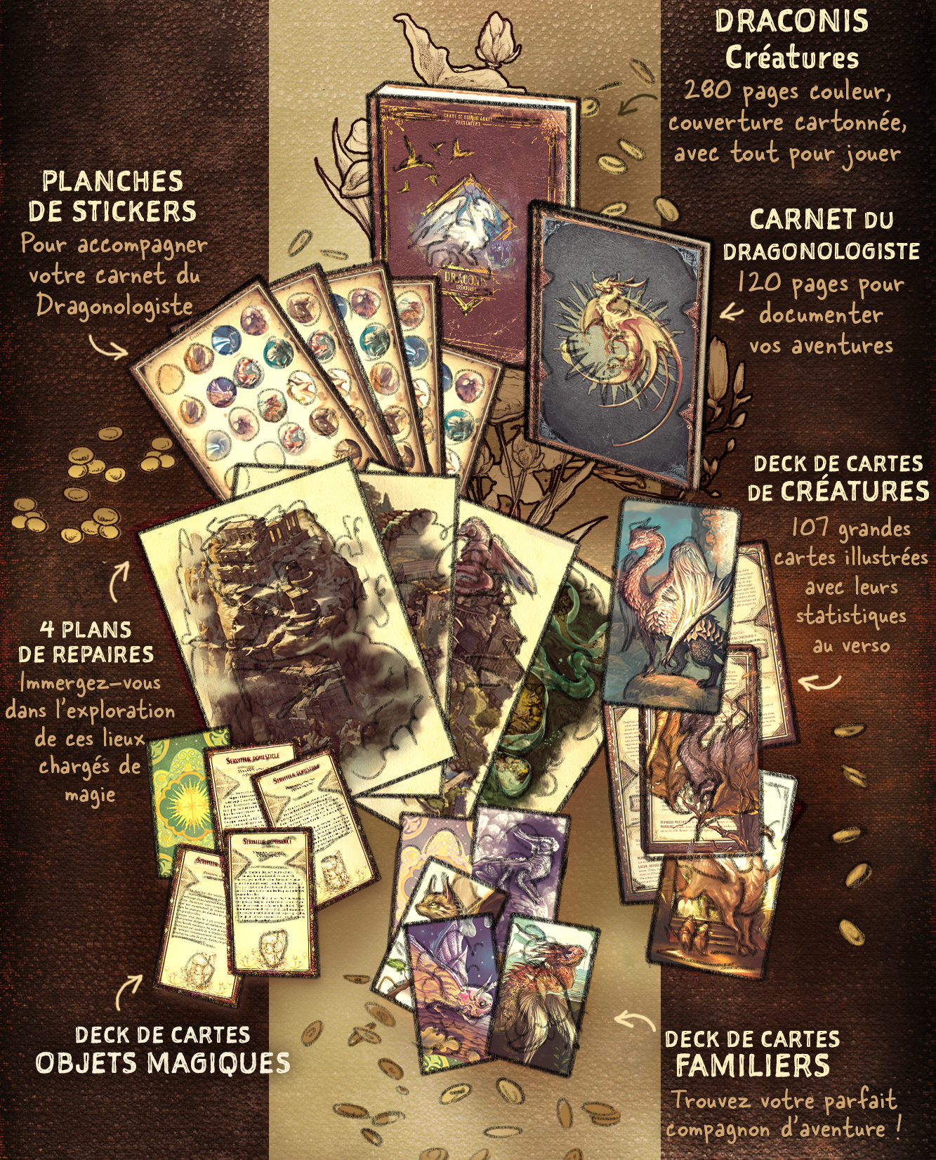 Draconis, le jeu de rôle - Créatures