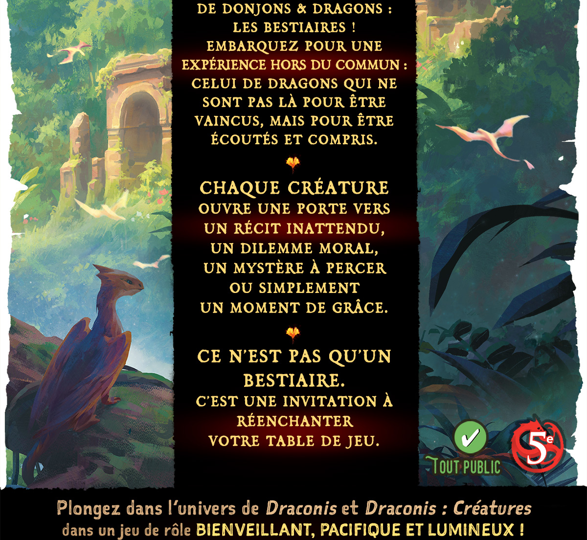 Draconis, le jeu de rôle - Créatures