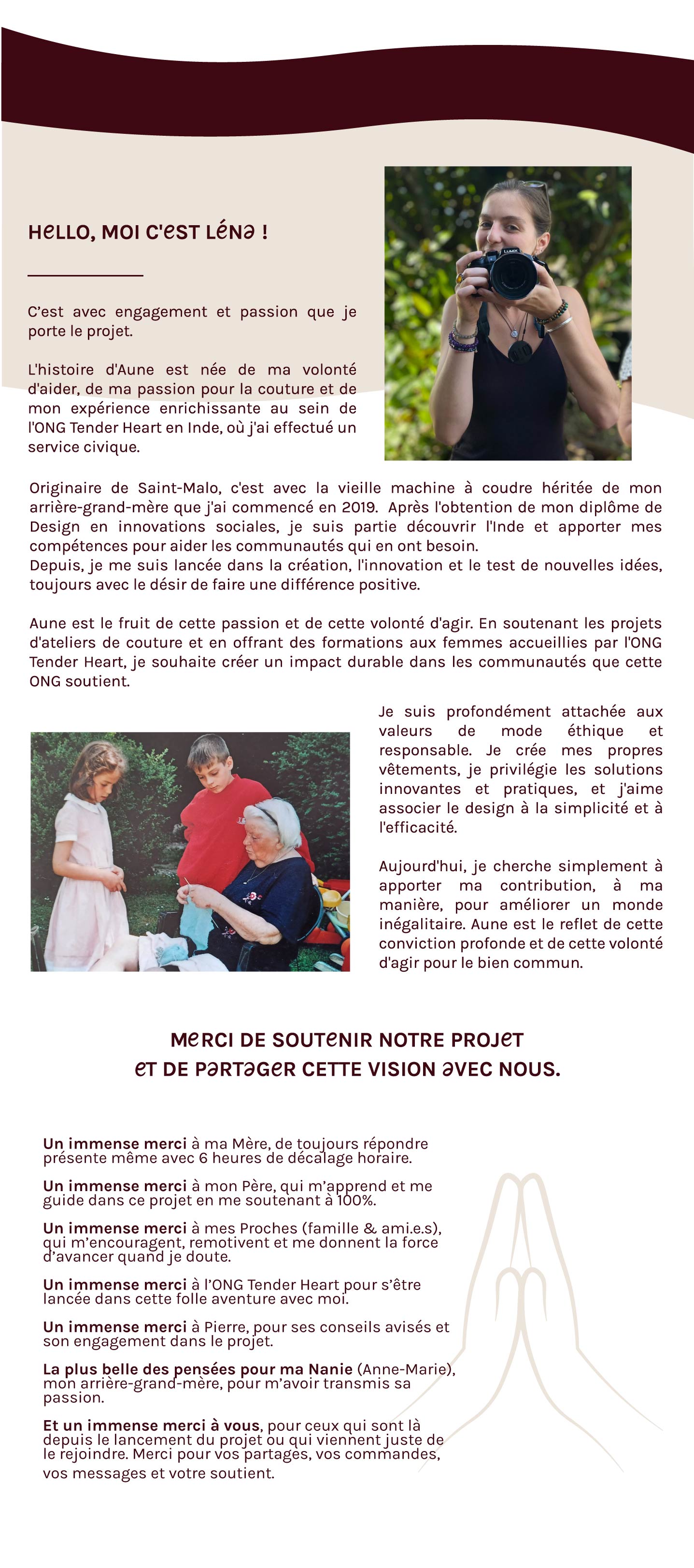 Aune, pour une mode responsable et solidaire 🚀