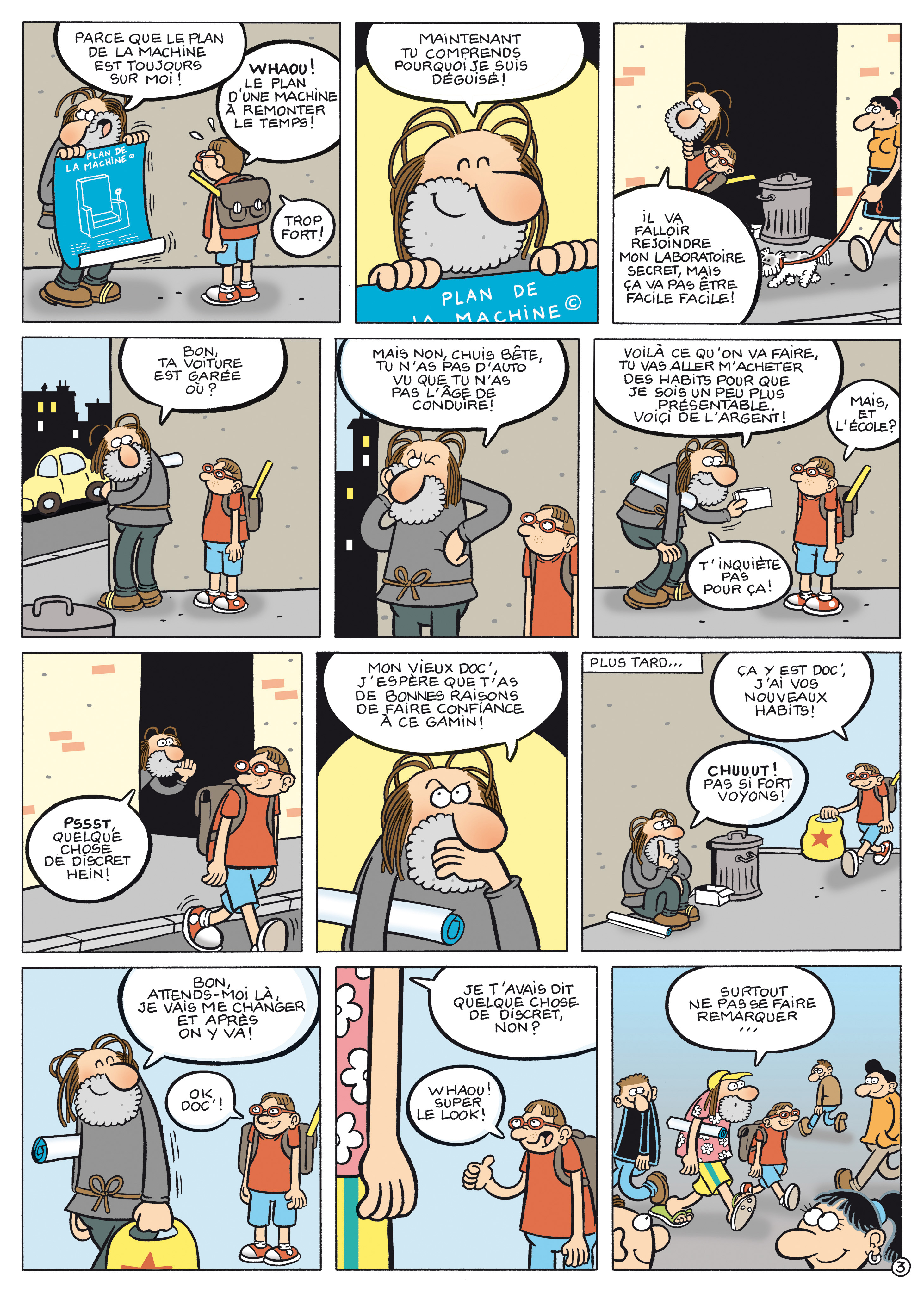Louis et la machine à voyager dans le temps