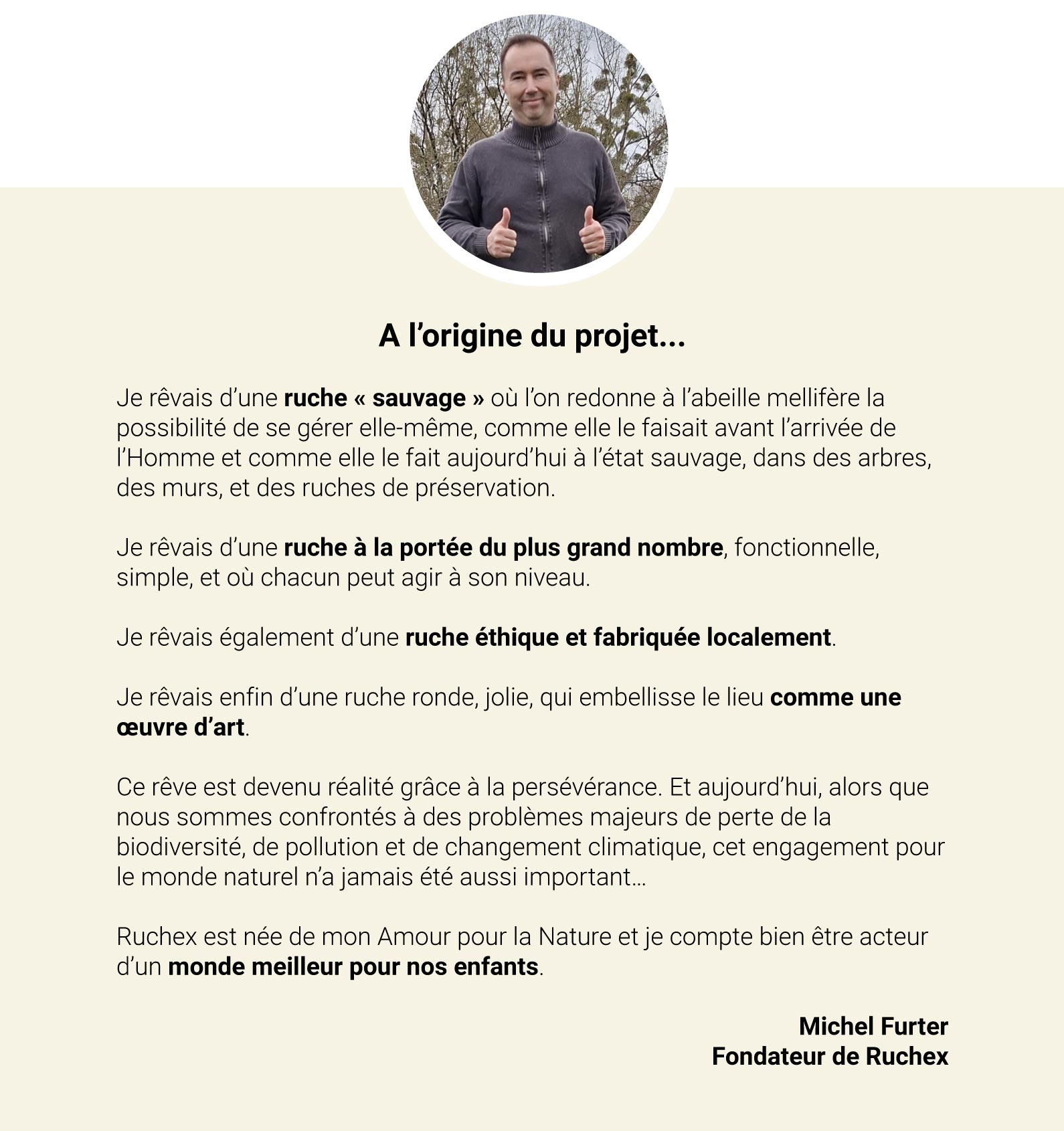 Ruchex - La ruche de biodiversité en liège et bois - Ulule
