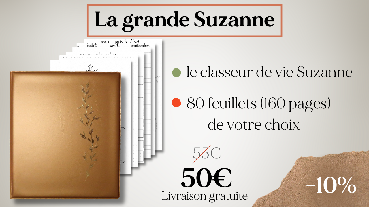 Le classeur de vie Suzanne - Ulule