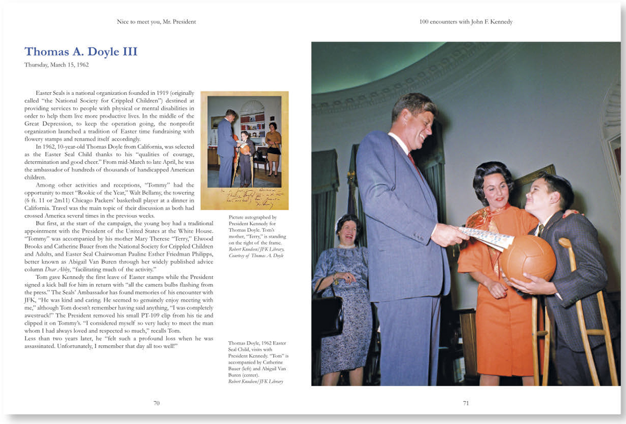 Rencontres avec le Président Kennedy