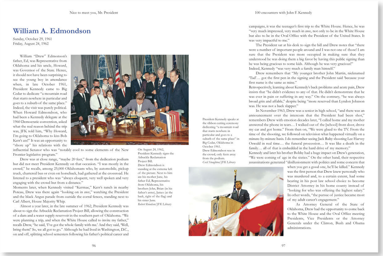 Rencontres avec le Président Kennedy