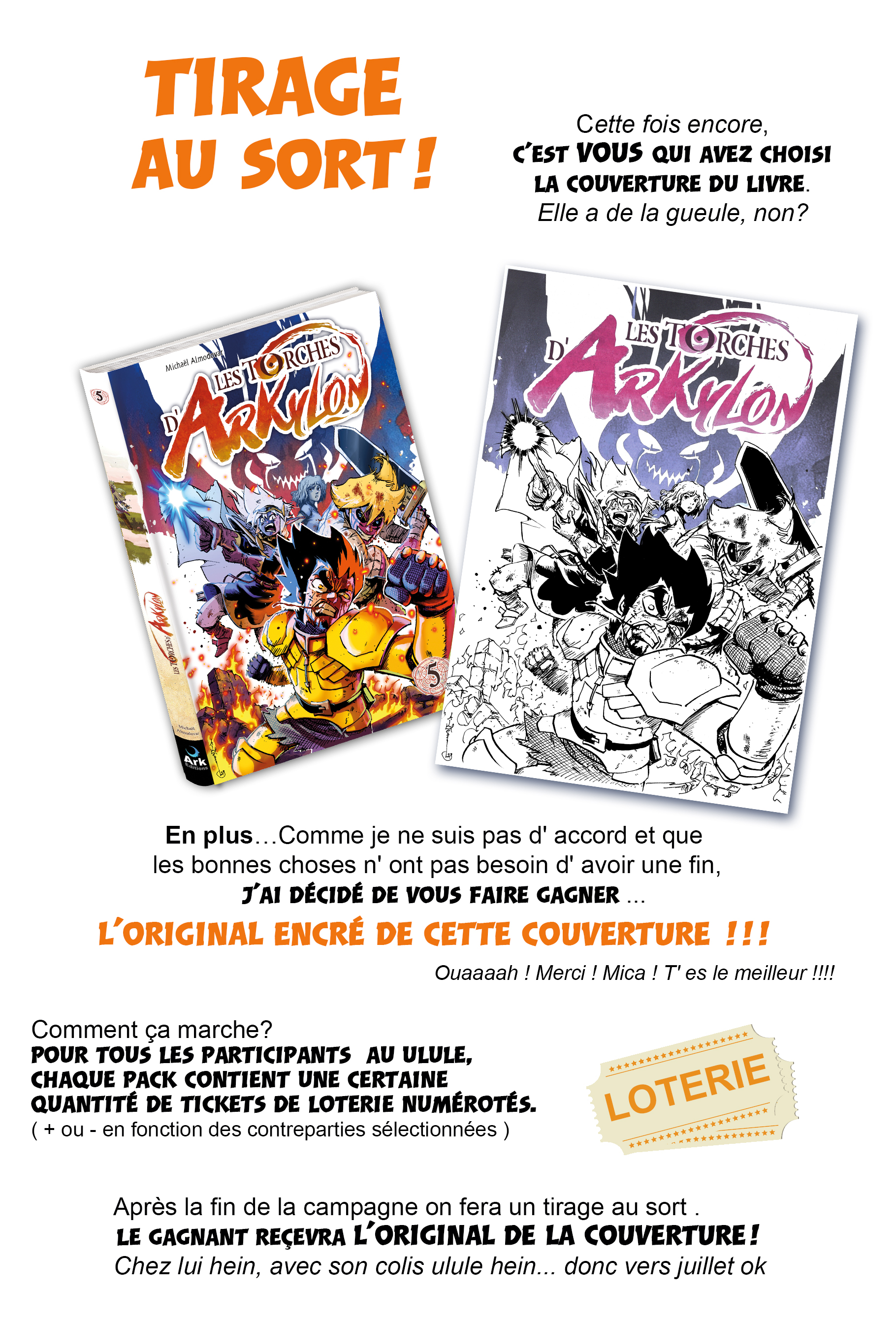 Les Torches d'Arkylon tome 5 - Ulule