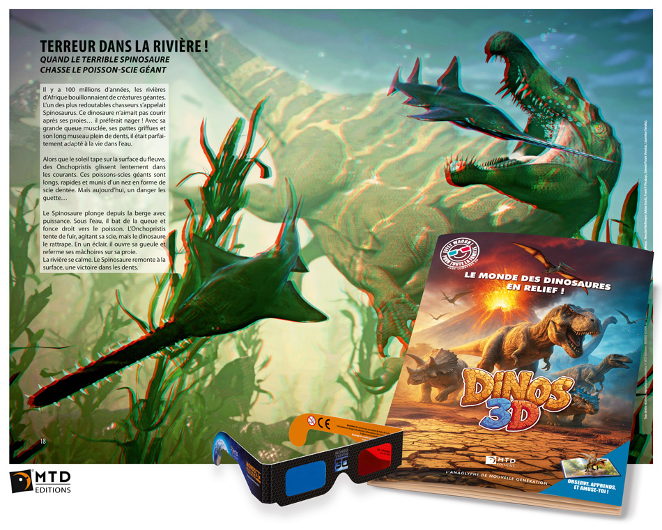DINOS 3D : Livre en RELIEF pour les enfants de 6 à 99 ans ! - Ulule
