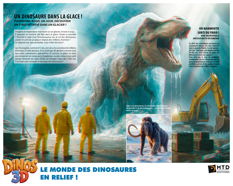 DINOS 3D : Livre en RELIEF pour les enfants de 6 à 99 ans ! - Ulule