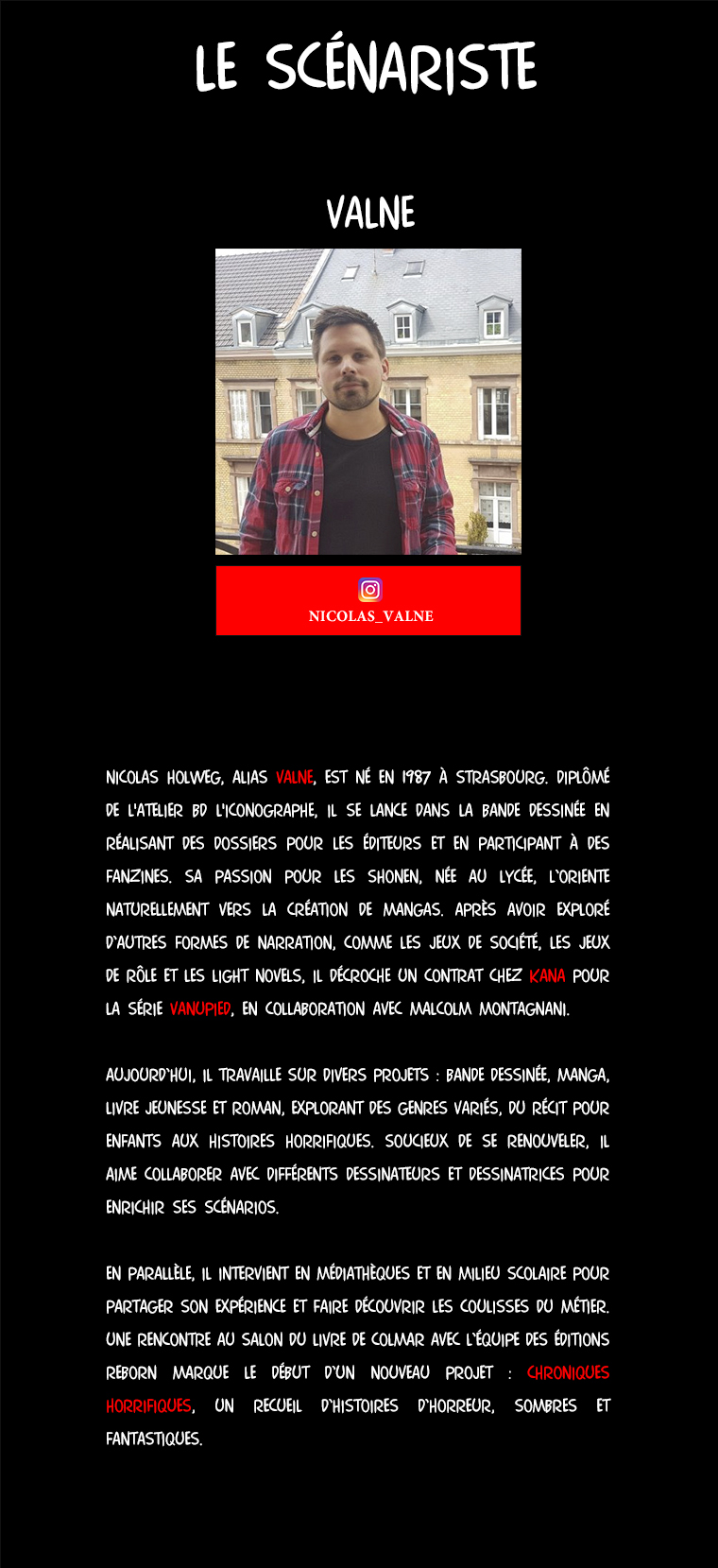 Chroniques Horrifiques - Ulule