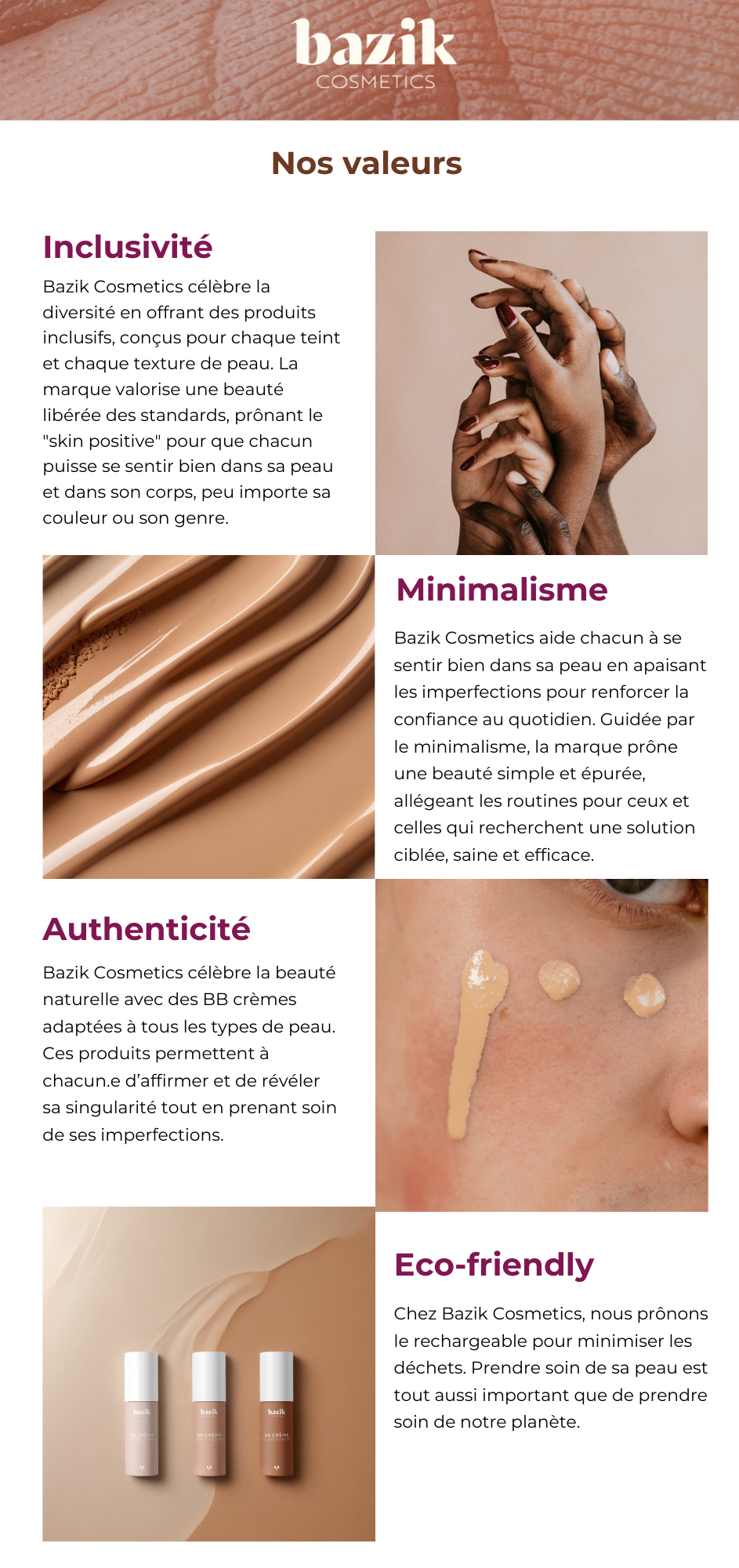 Bazik cosmetics, pour les peaux imparfaites