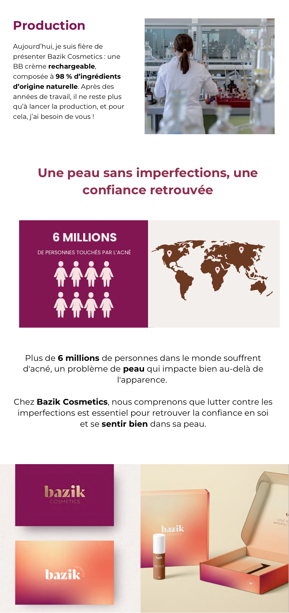 Bazik cosmetics, pour les peaux imparfaites