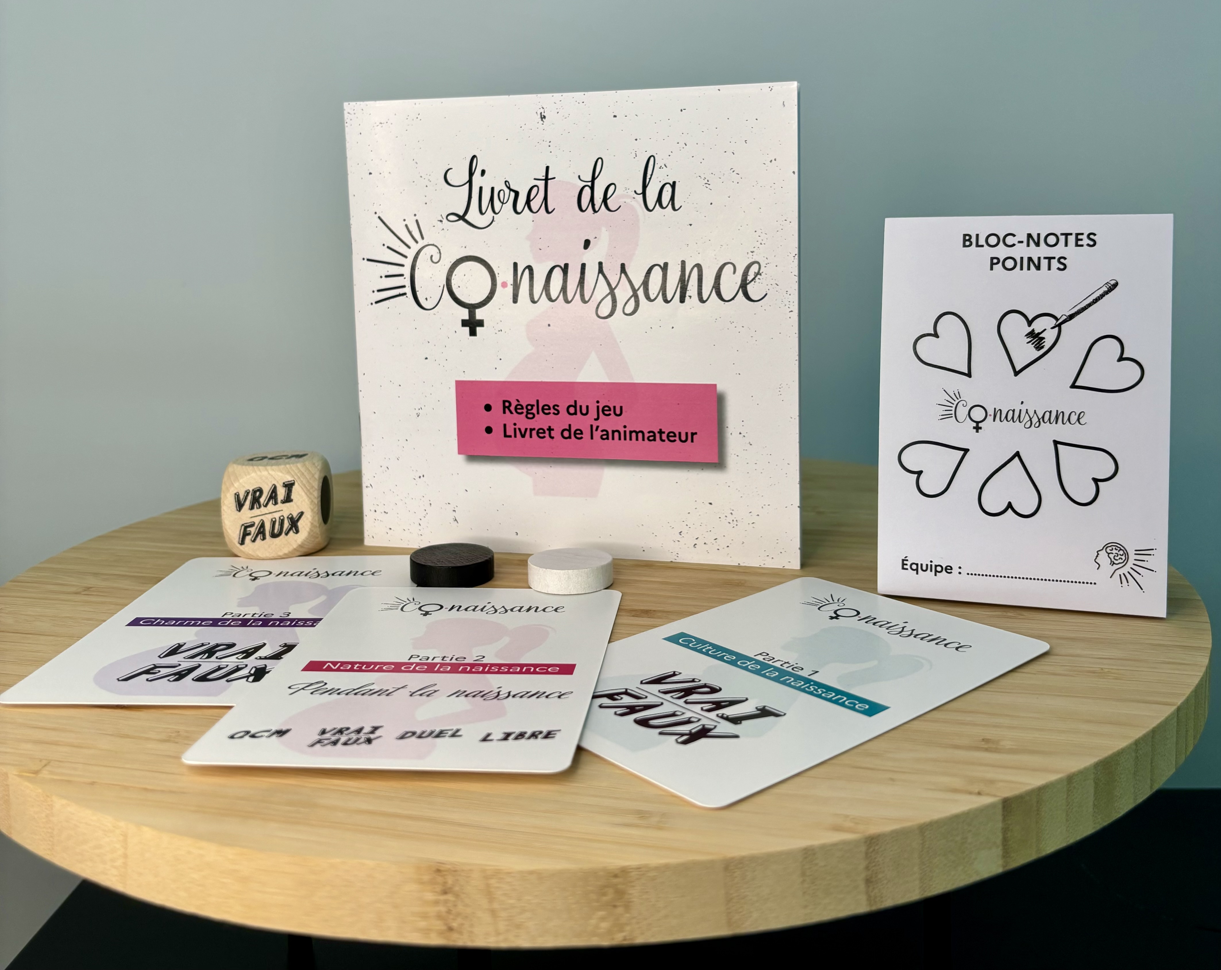 Co-naissance, 1er jeu d'ambiance sur la naissance naturelle - Ulule