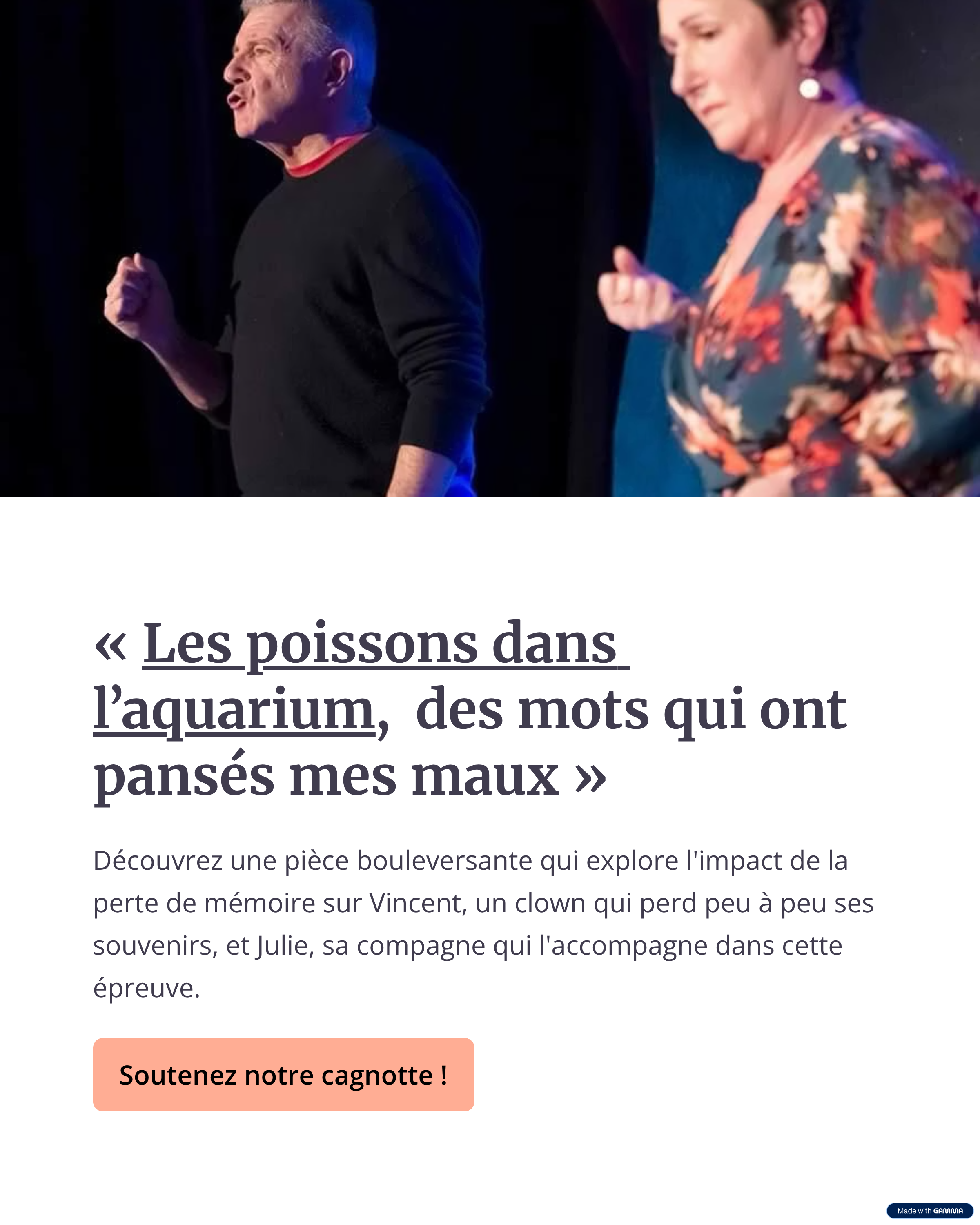 🎬 Les poissons dans l'aquarium - un amour face à l'oubli