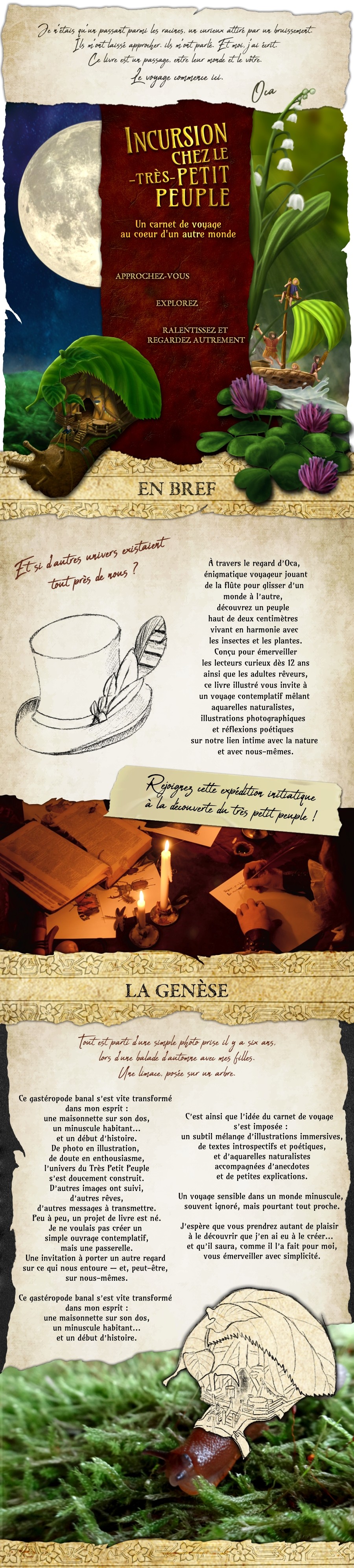 Incursion chez le Très Petit Peuple – Le livre illustré