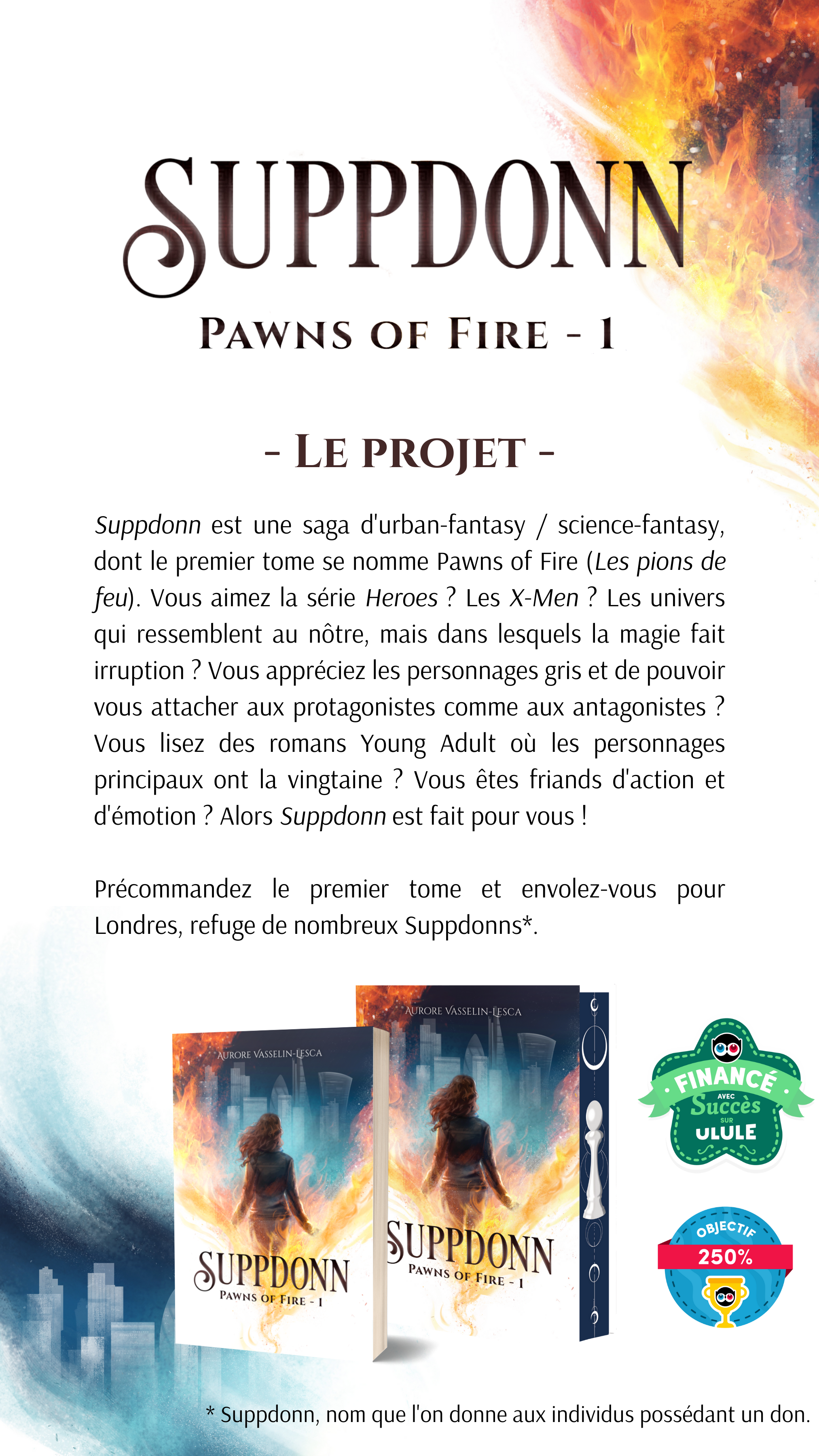Suppdonn, Pawns of Fire - Précommandes