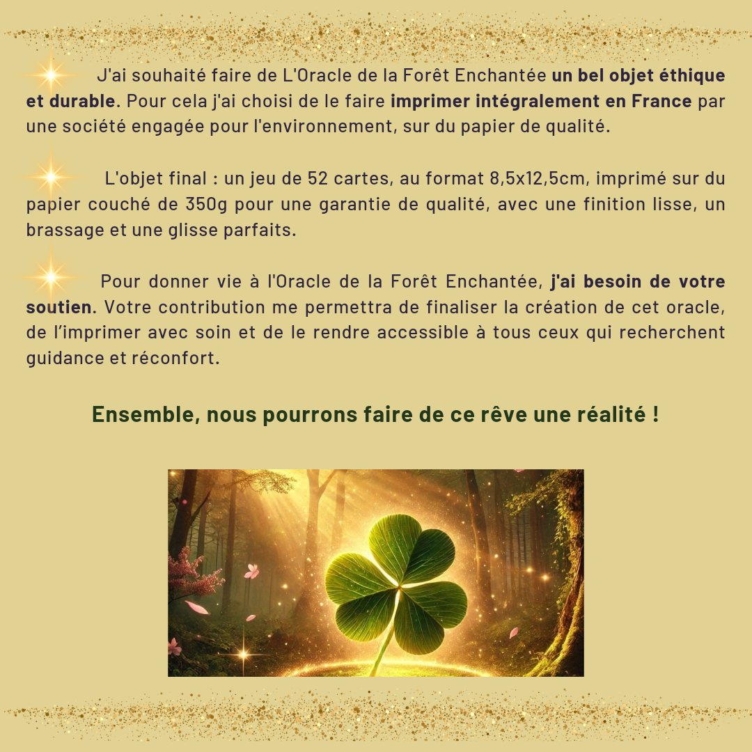 L'Oracle de la Forêt Enchantée - Ulule