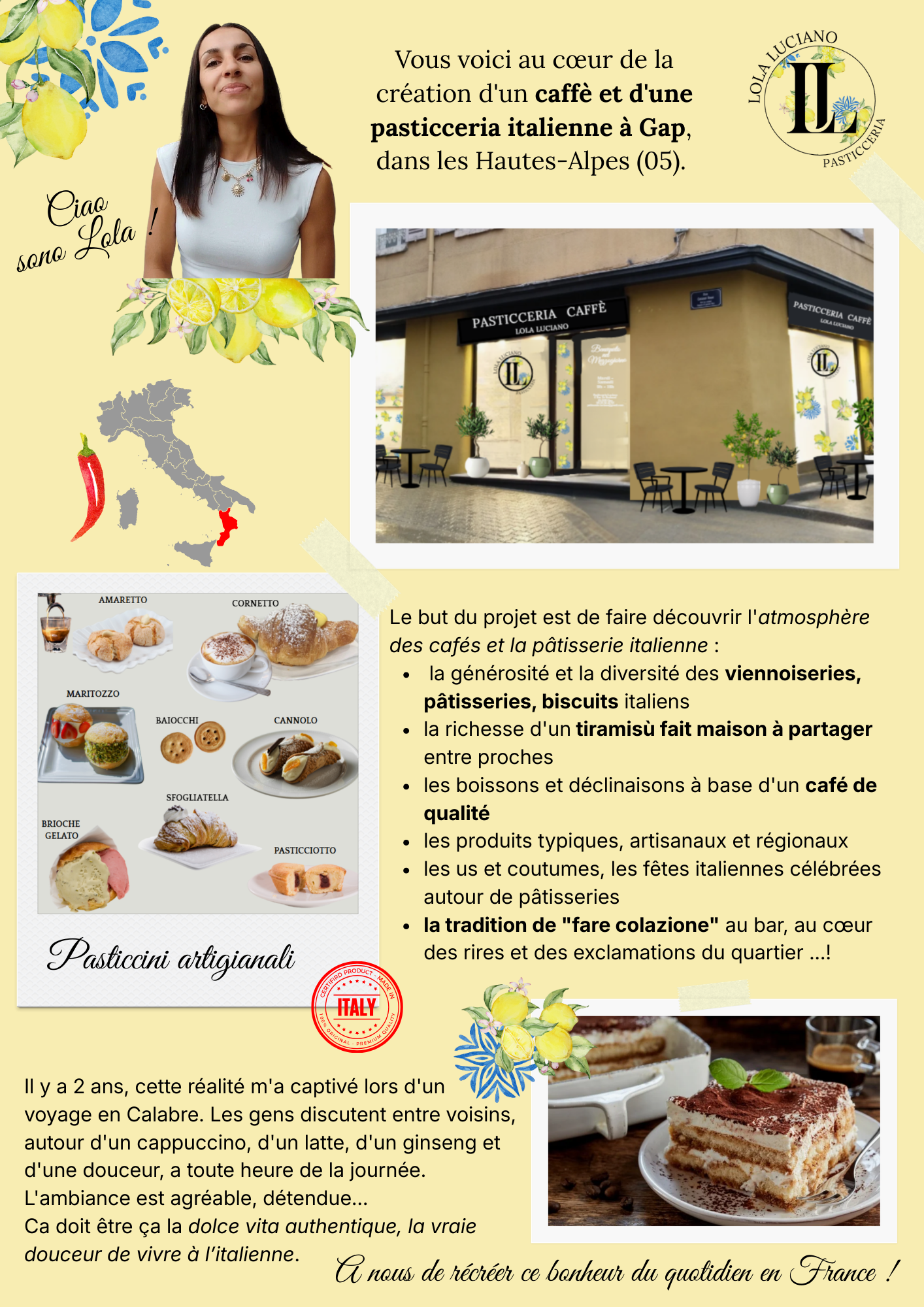 Caffè Pasticceria Luciano - Benvenuto nel Mezzogiorno ! - Ulule