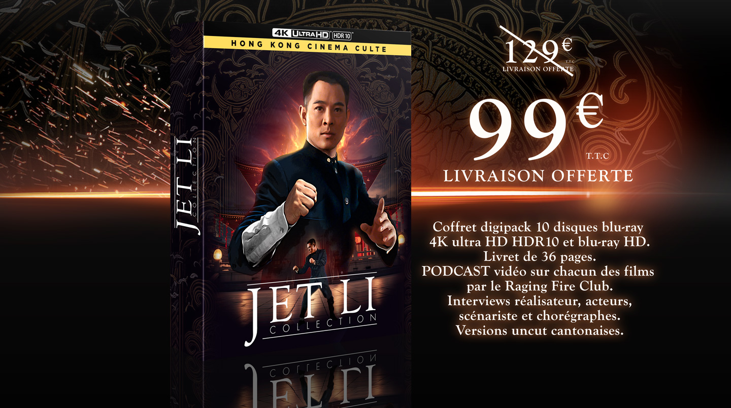 5 films Jet Li restaurés en 4K avec des bonus exclusifs