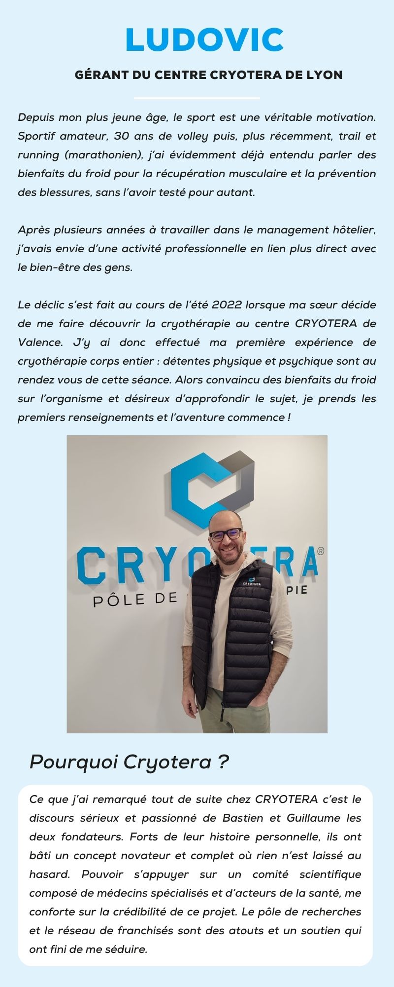 CRYOTERA - Pôle de Cryothérapie Lyon