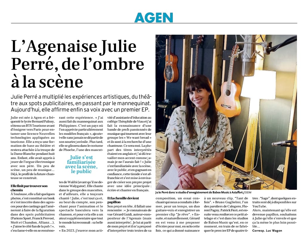 Julie Perré - Premier album - Ulule