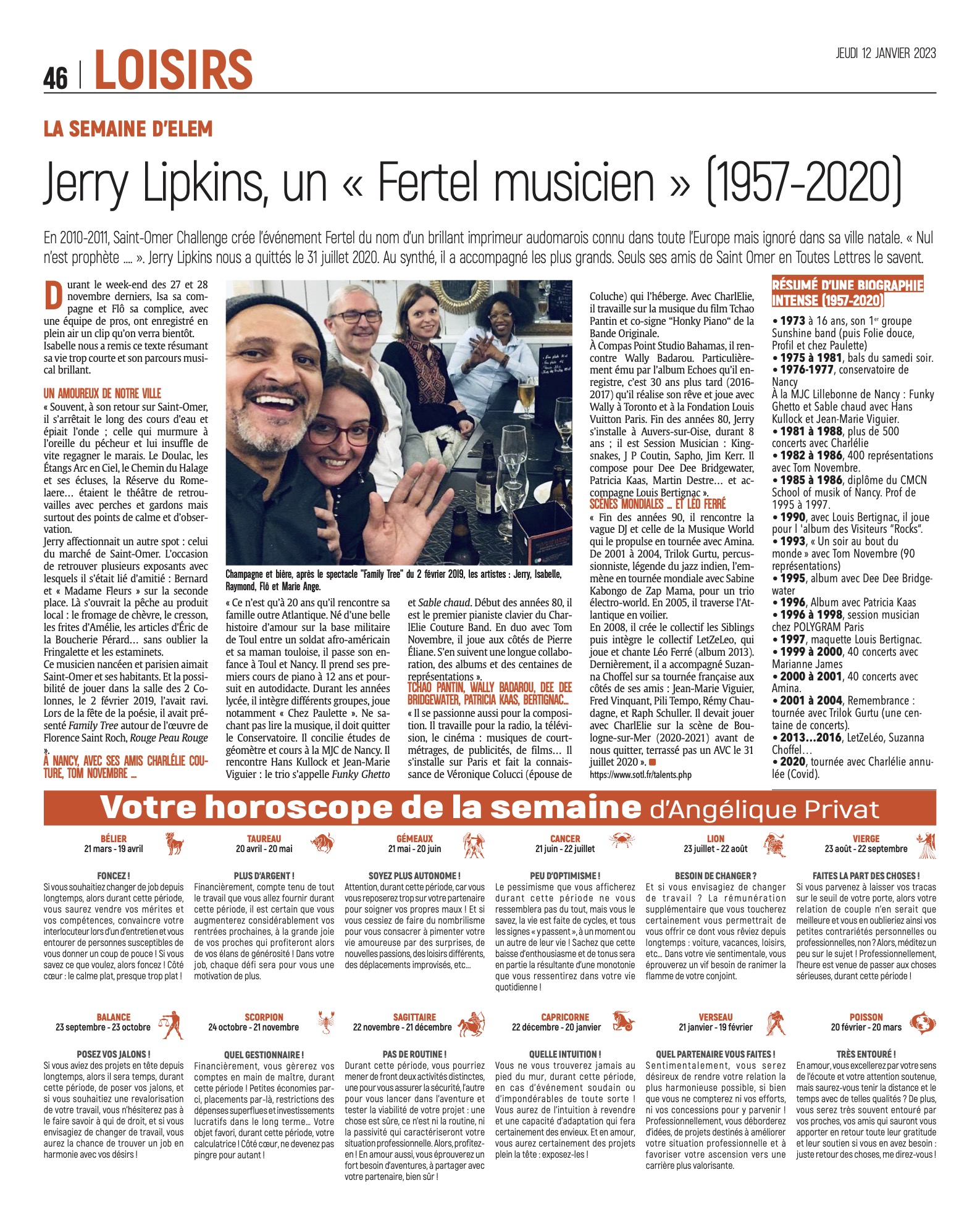 Sortie de l'album "Dans le Vent" - Ulule