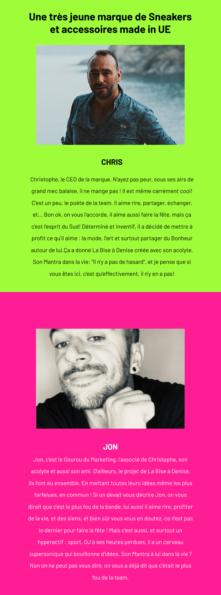 La Bise A Denise - Ulule