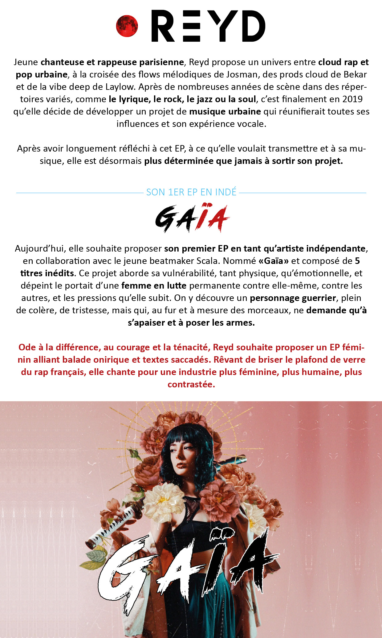 DIFFUSION DU 1ER EP DE REYD