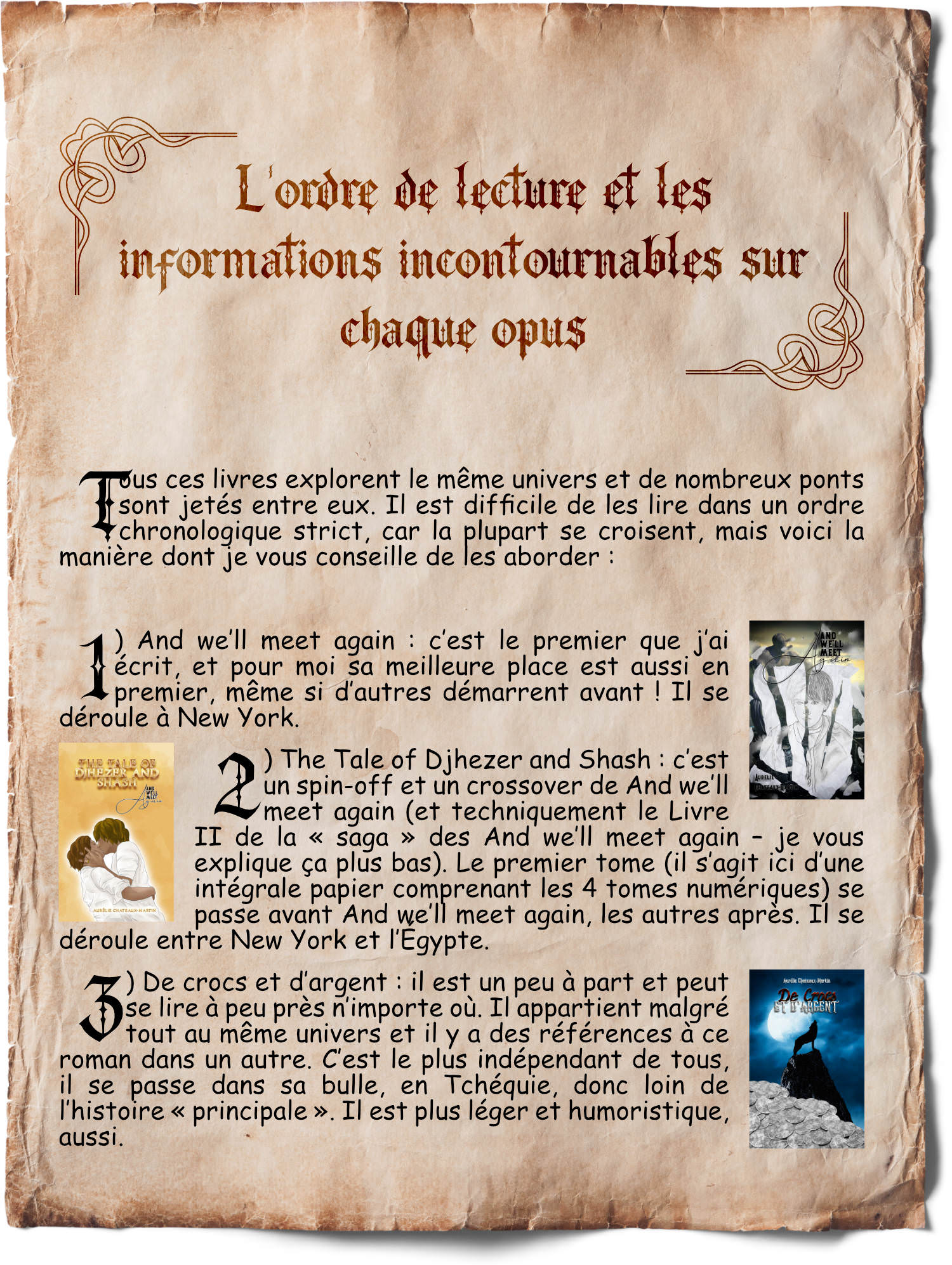 Urban fantasy: l'univers d'Aurélie Chateaux-Martin