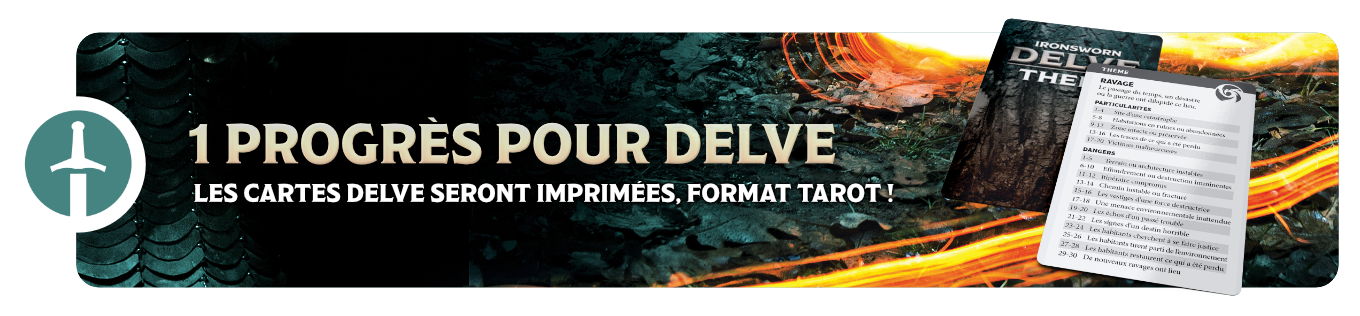 Ironsworn × Delve × Starforged - Ulule