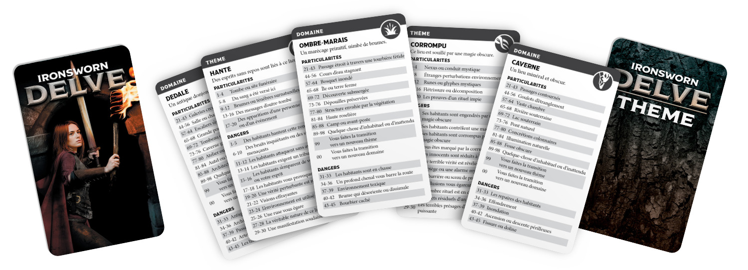 Ironsworn × Delve × Starforged - Ulule