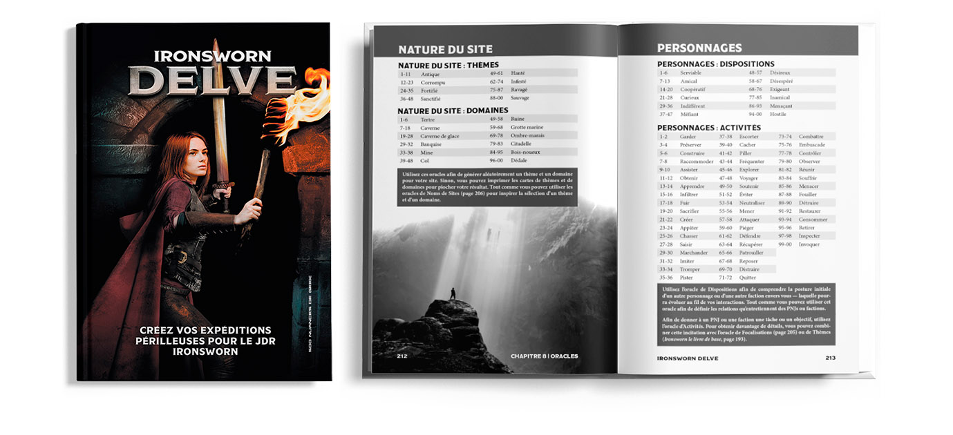 Ironsworn × Delve × Starforged - Ulule