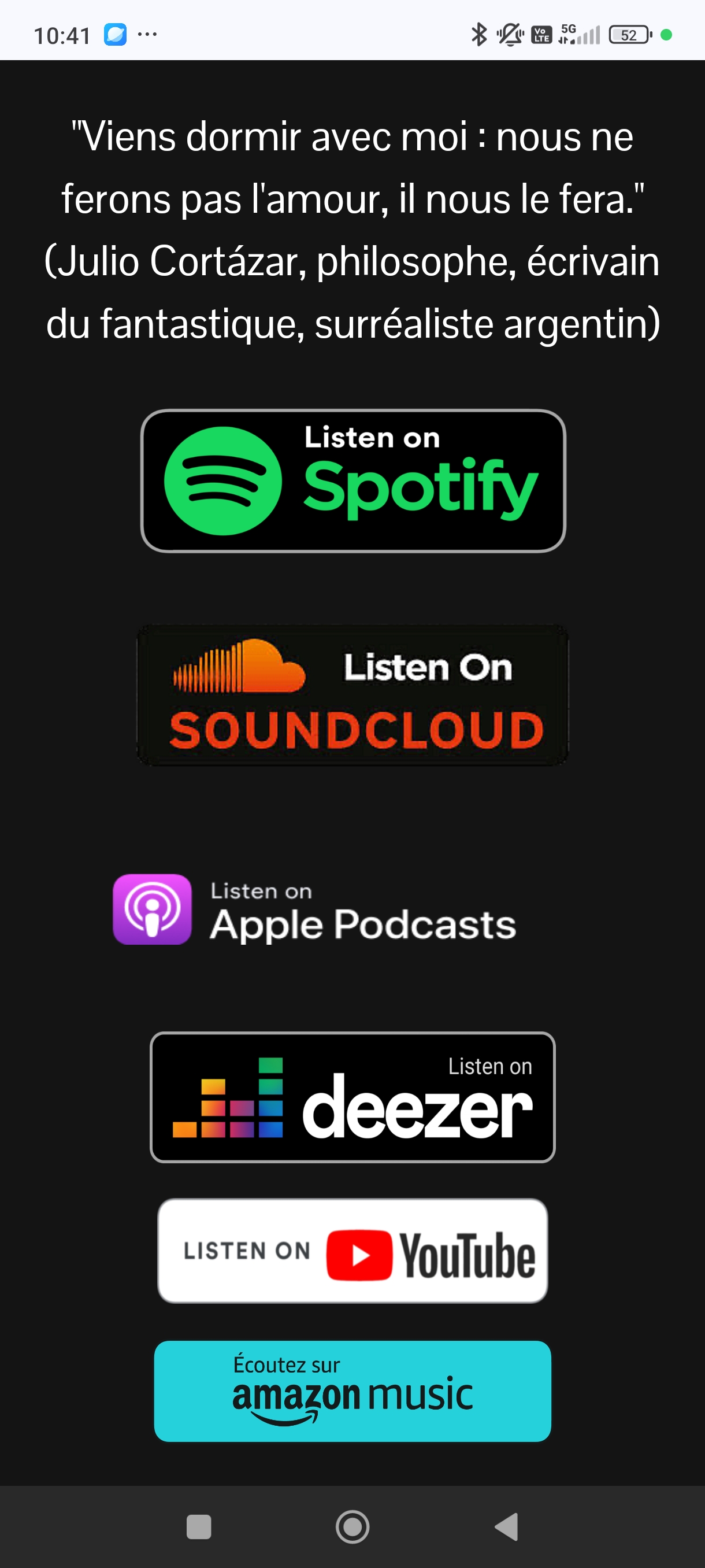 Chaîne de podcasts pasFarouche, sensuel et sensible