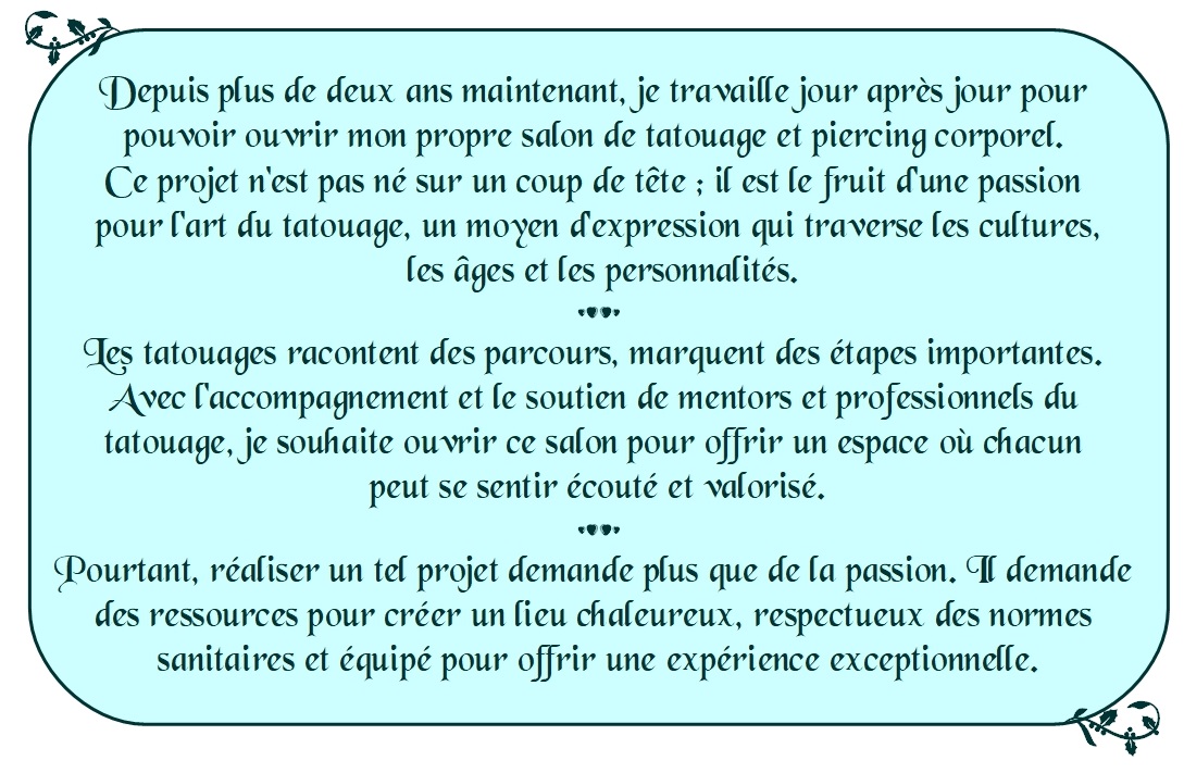 Salon de tatouage : Encrez votre soutien ♥