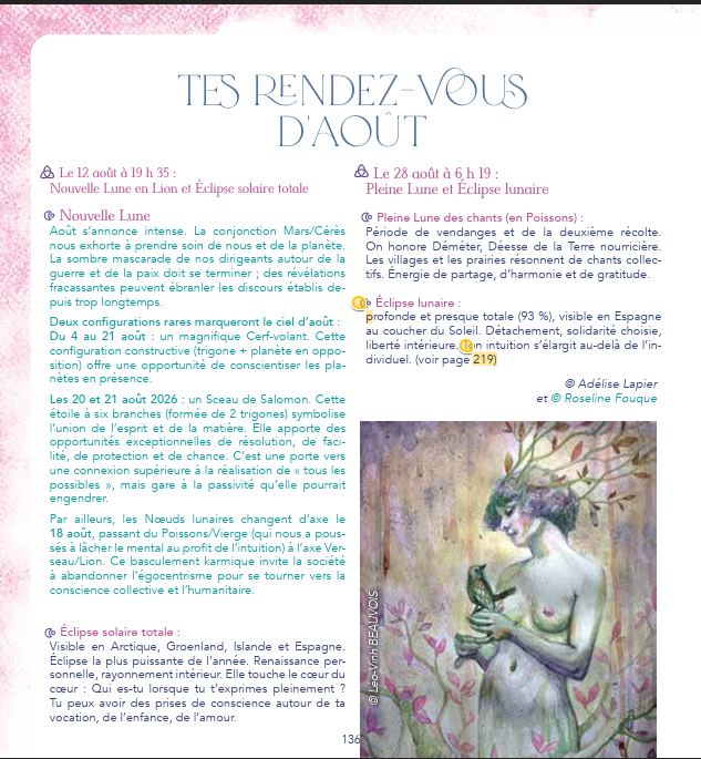 Dame Lune 2026, l'Agenda des Femmes - Ulule