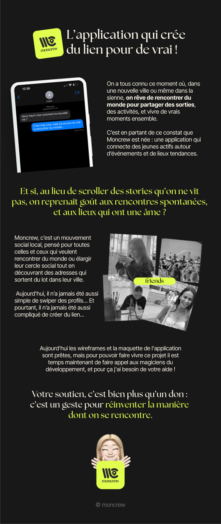 Changeons la façon de se rencontrer. Ensemble.