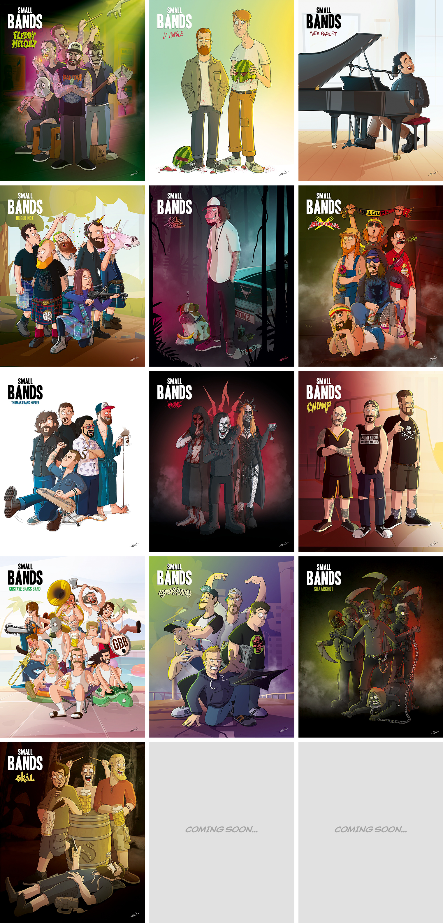 Small Bands, la BD sur les petits groupes de musique! - Ulule