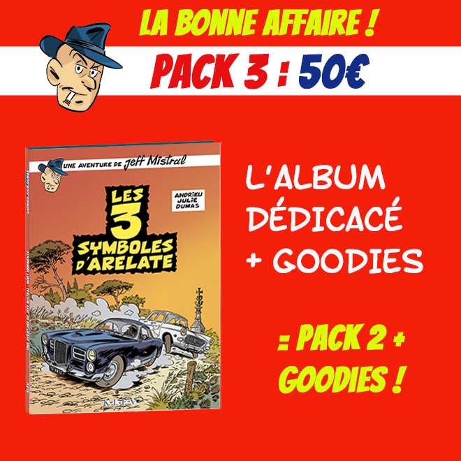 BD Jeff Mistral Tome 2 : Les 3 symboles d'Arelate - Ulule