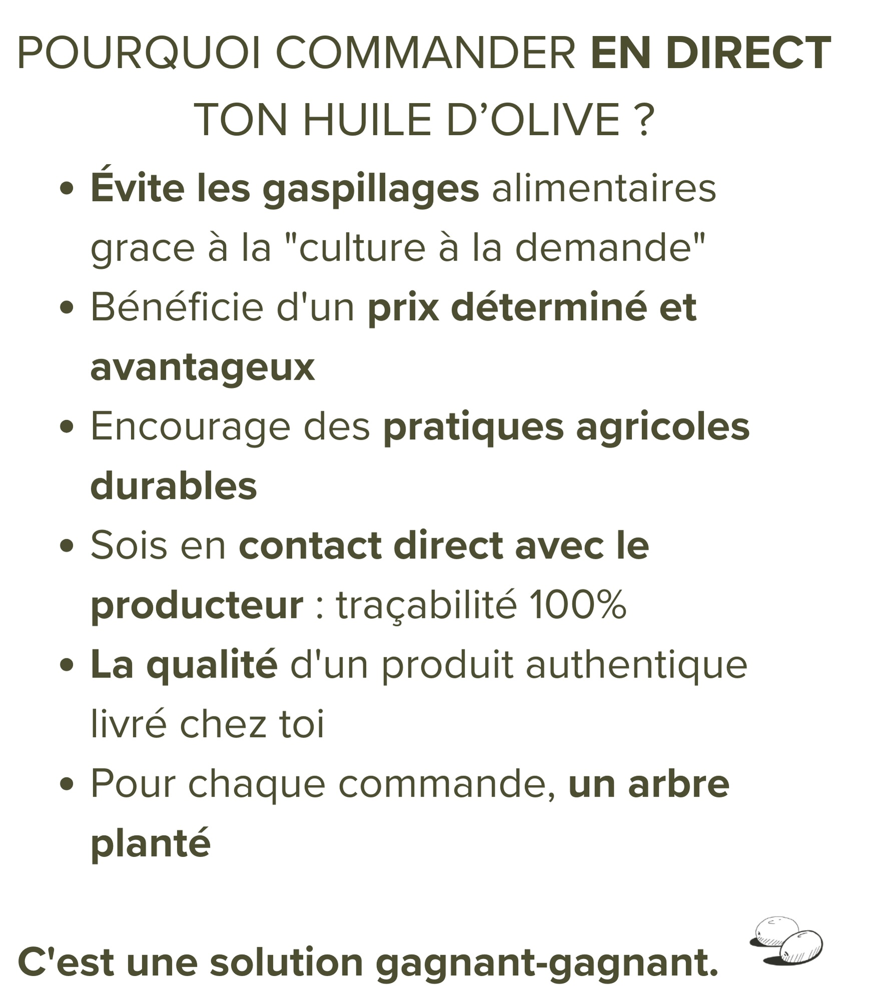 🫒Ton huile d'olive, ton impact ! - Ulule