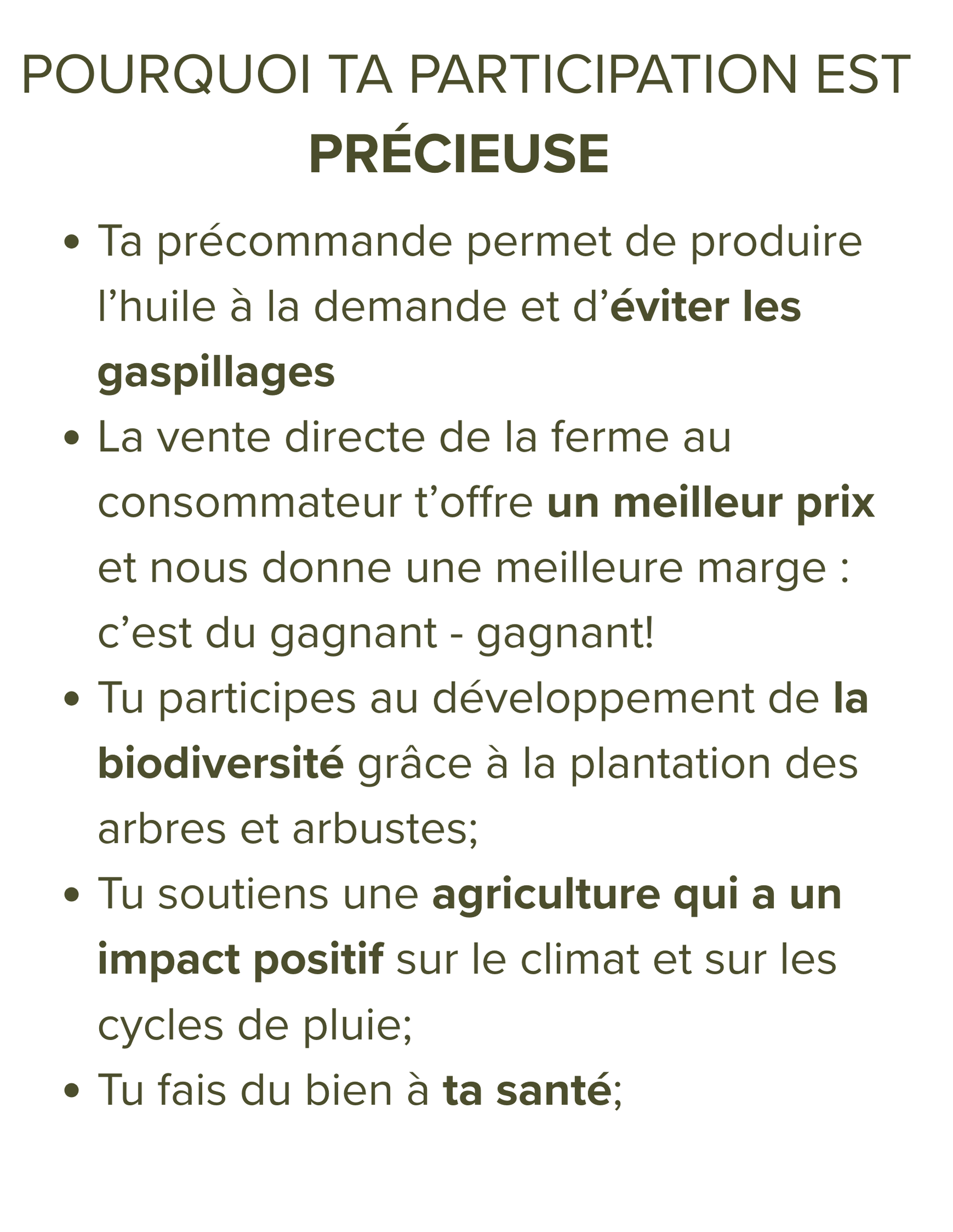 🫒Ton huile d'olive, ton impact ! - Ulule