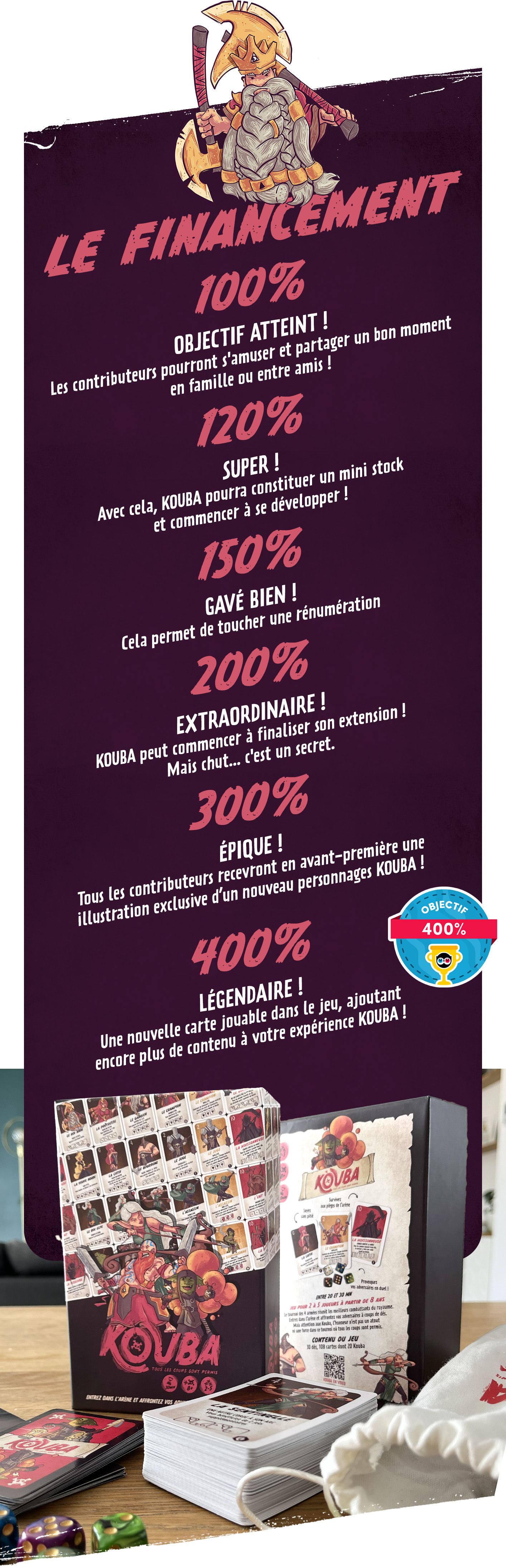 KOUBA le jeu de cartes et de dés épique ! - Ulule