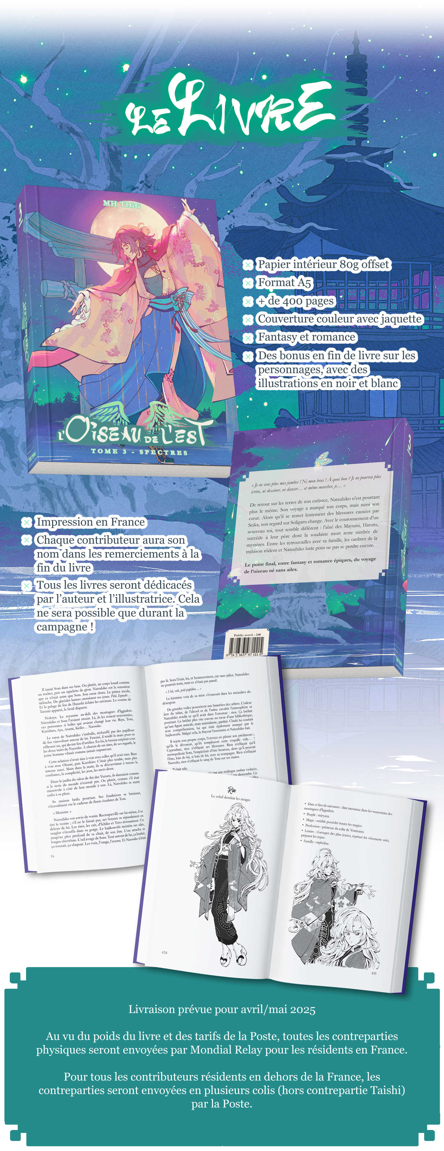 L'Oiseau de l'est, Tome 3 SPECTRES