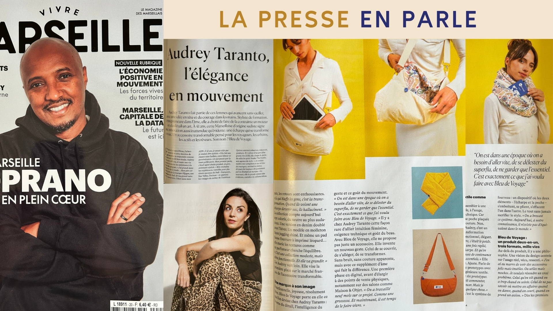 Bleu de Voyage : Les écharpes qui se transforment en sacs ! - Ulule