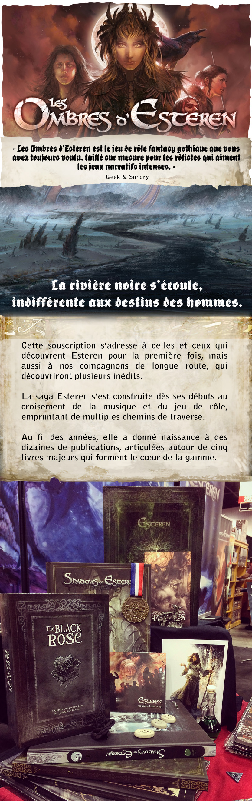 Les Ombres d'Esteren : La Rivière noire
